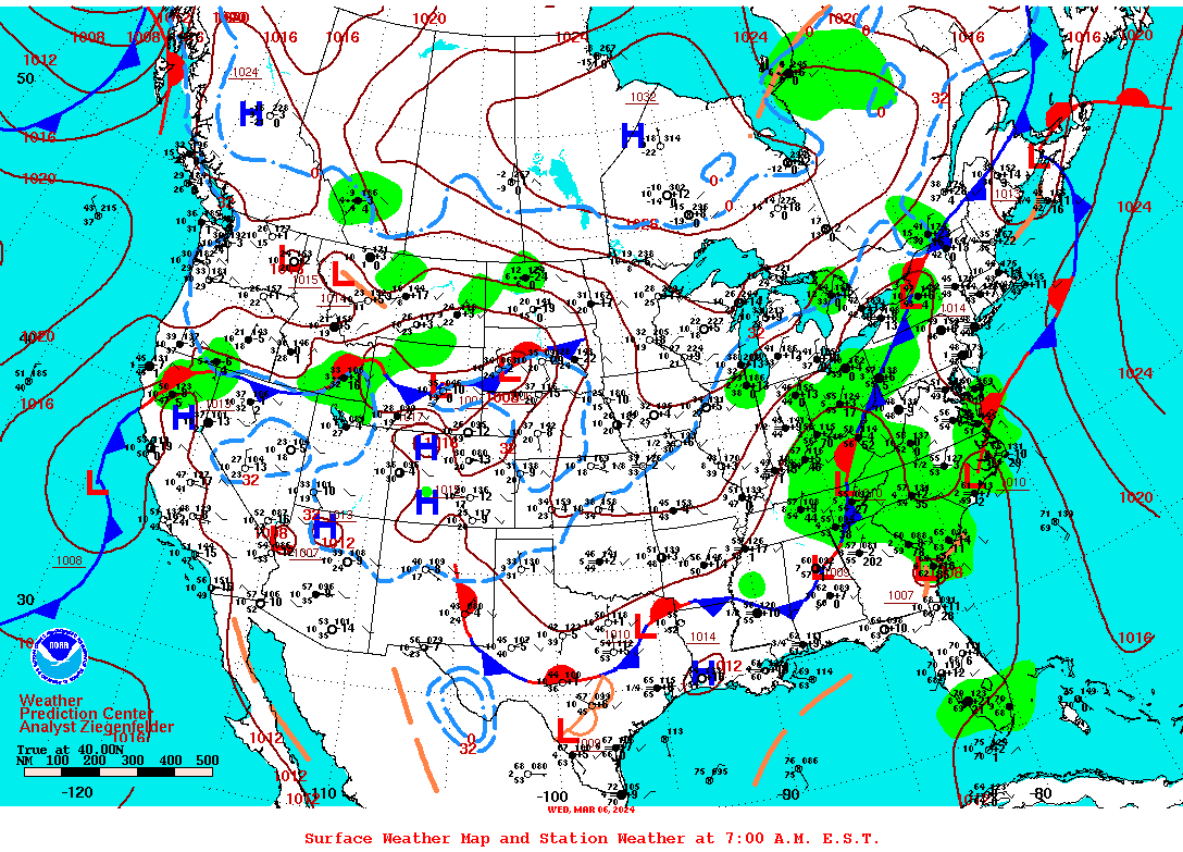 Surface Weather and Station Plots