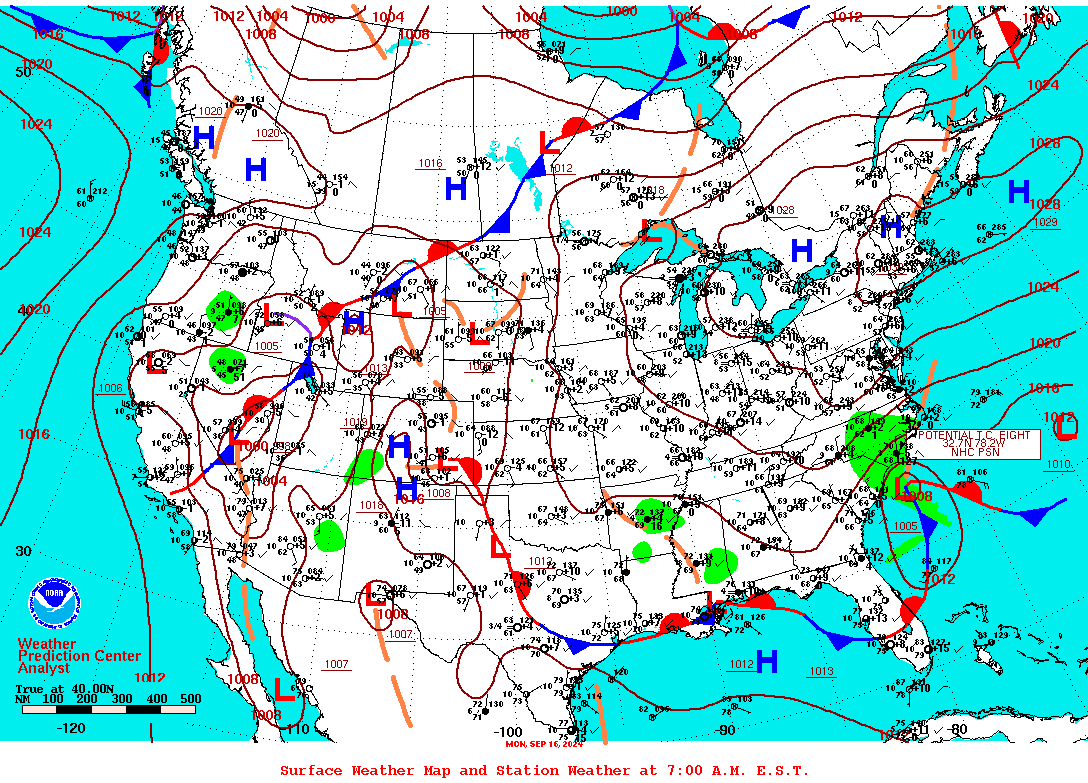 Surface Weather and Station Plots