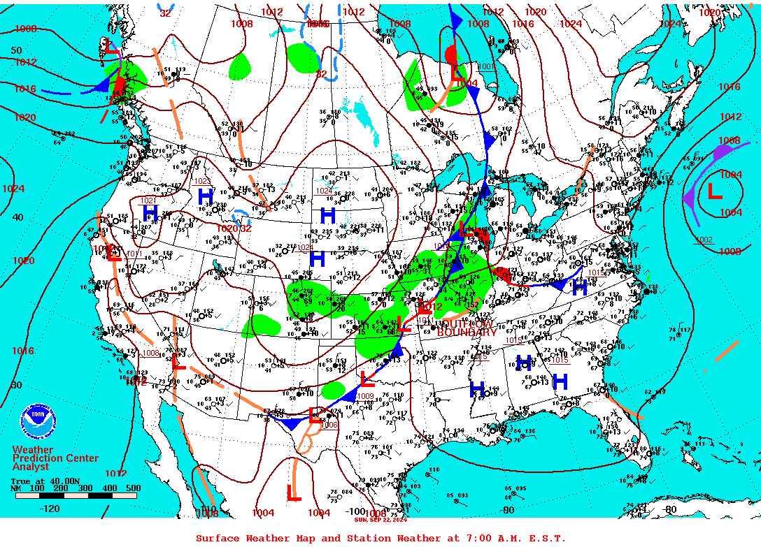 Surface Weather and Station Plots