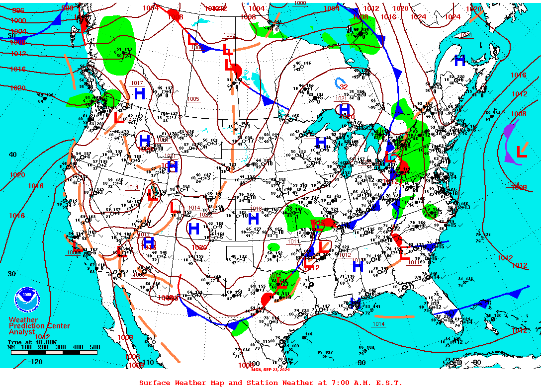 Surface Weather and Station Plots