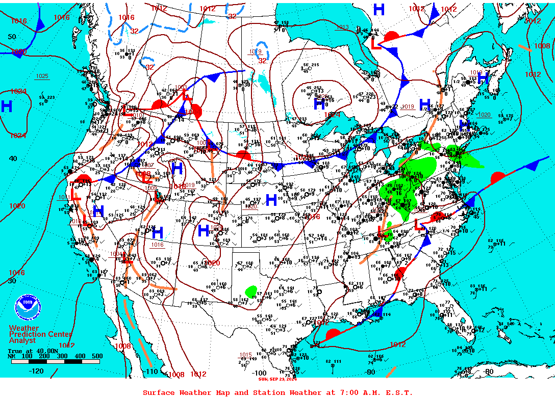 Surface Weather and Station Plots