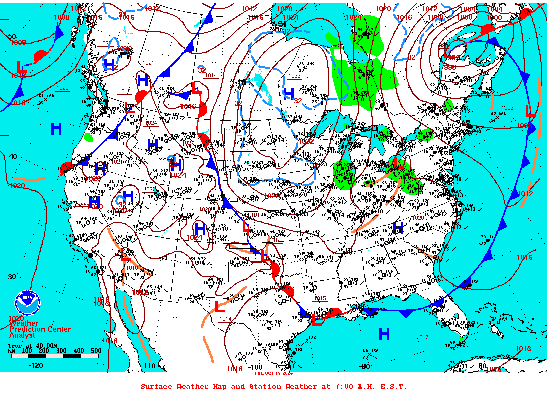 Weather Mapping Symbols