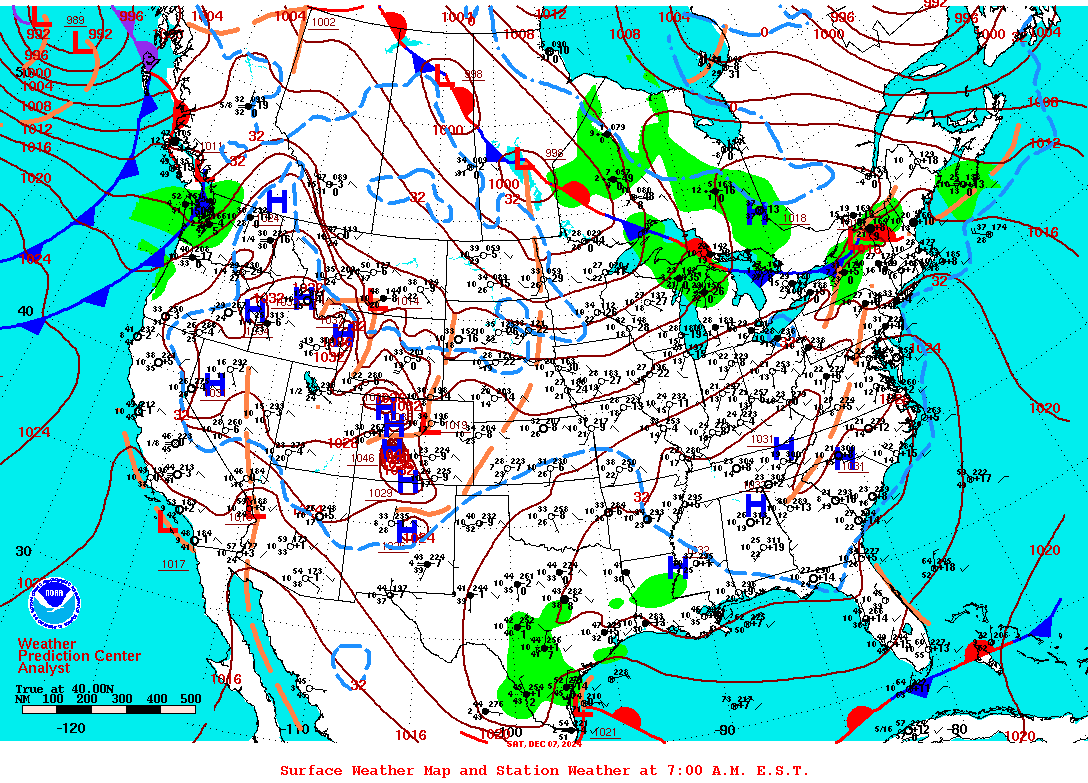 Surface Weather and Station Plots