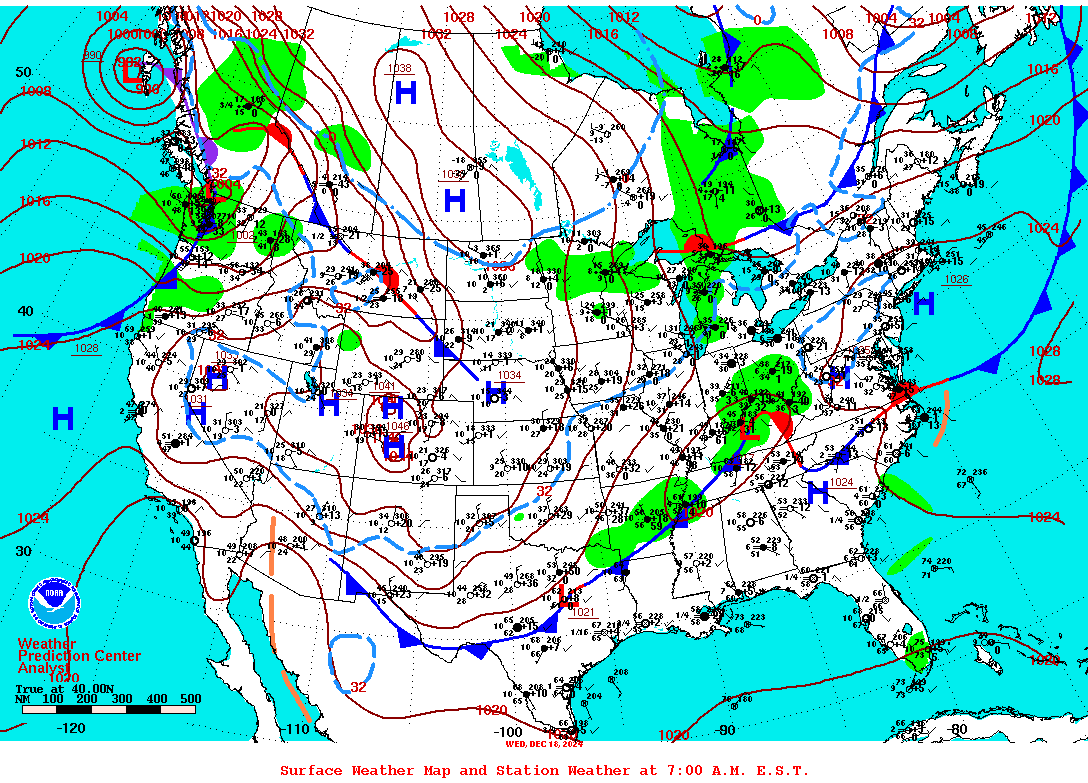 Surface Weather and Station Plots