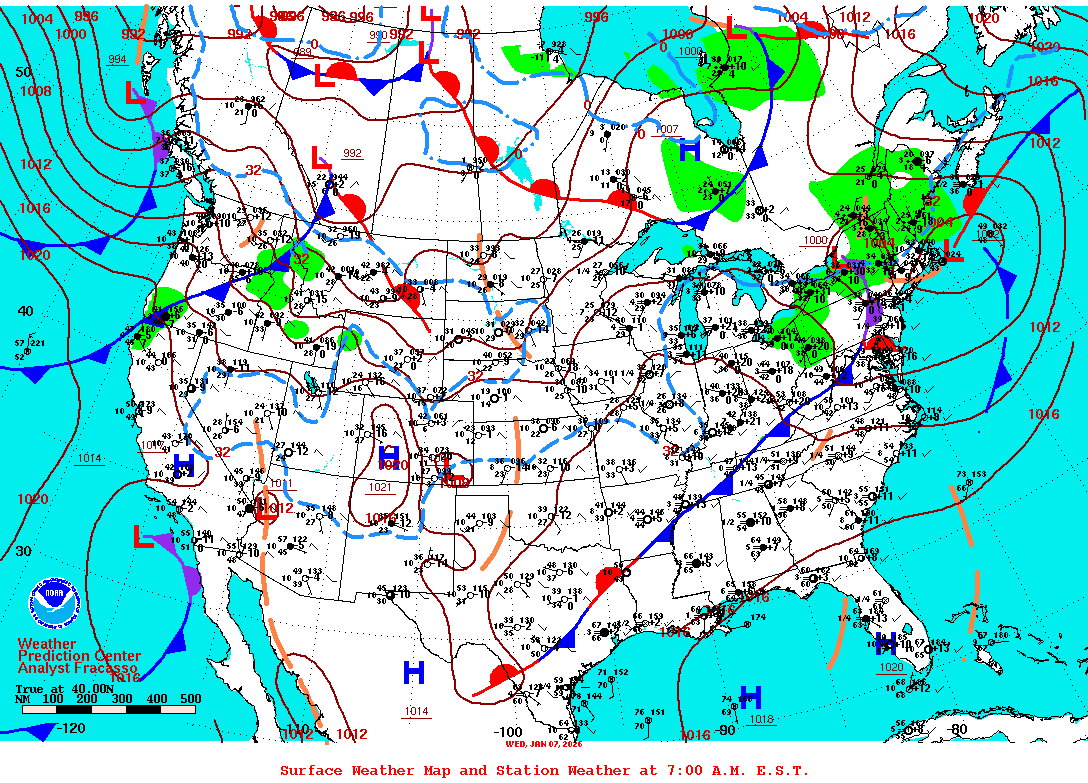 Surface Weather and Station Plots
